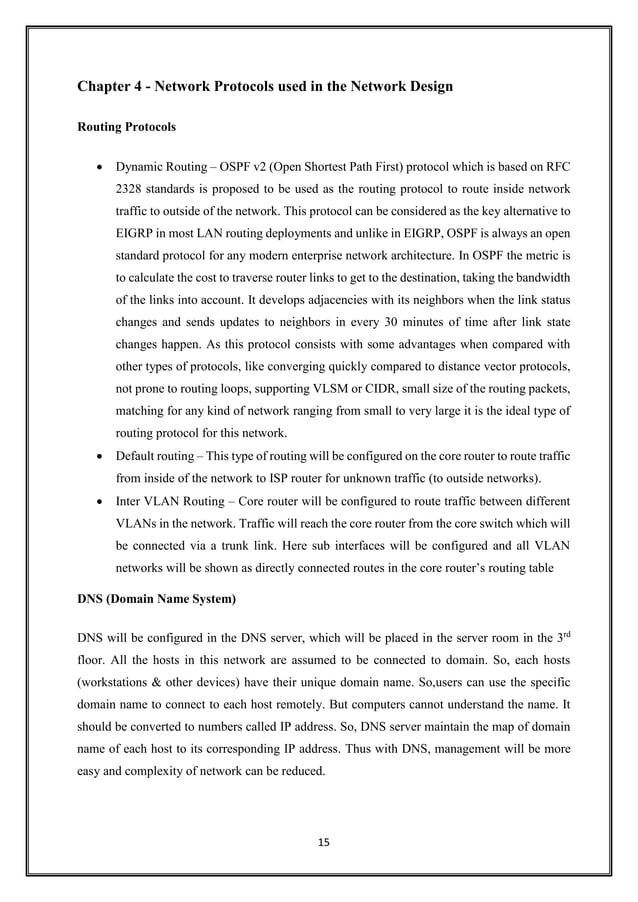 Network Design for a Small & Medium Enterprise | PDF | Computer Networking | Computing