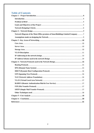 Network Design for a Small & Medium Enterprise | PDF