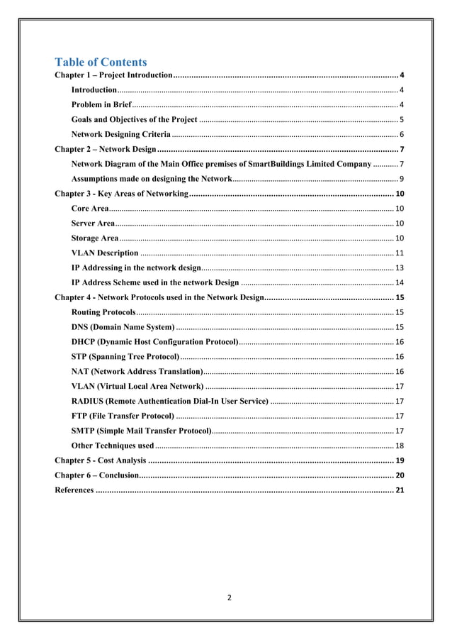 Network Design for a Small & Medium Enterprise | PDF | Computer Networking | Computing