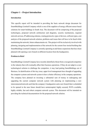 Network Design for a Small & Medium Enterprise | PDF