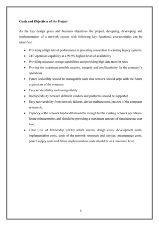 Network Design for a Small & Medium Enterprise | PDF