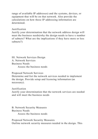Network Design ProposalPrepared forUniversity of .docx