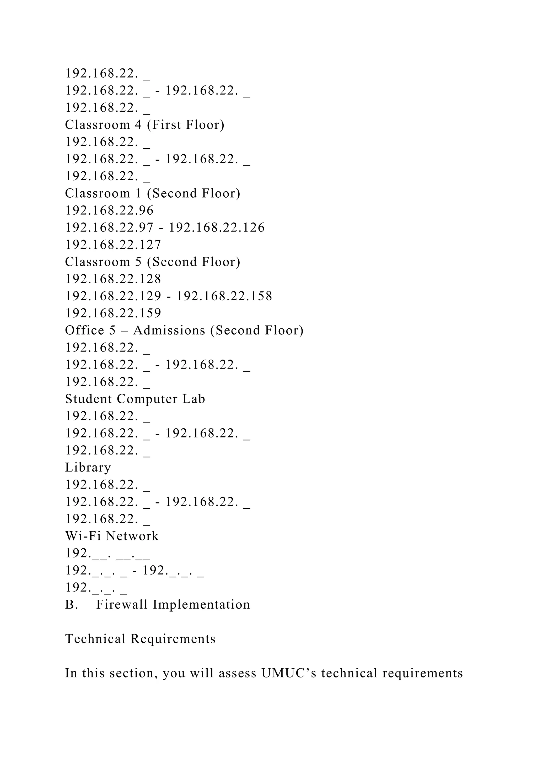 Network Design Proposal Templatenetwork Design Proposal Docx