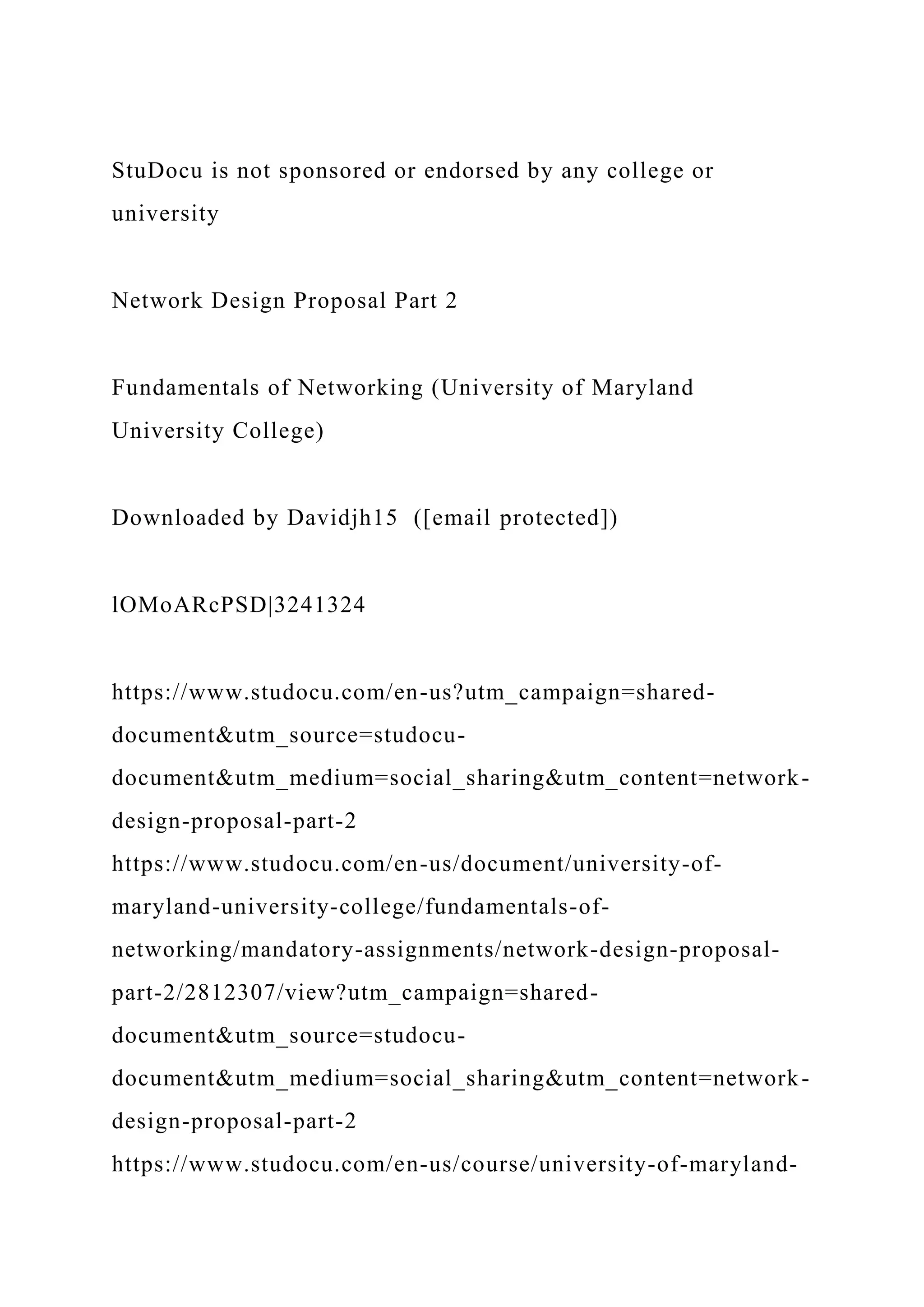 Network Design Proposal TemplateNetwork Design Proposal.docx