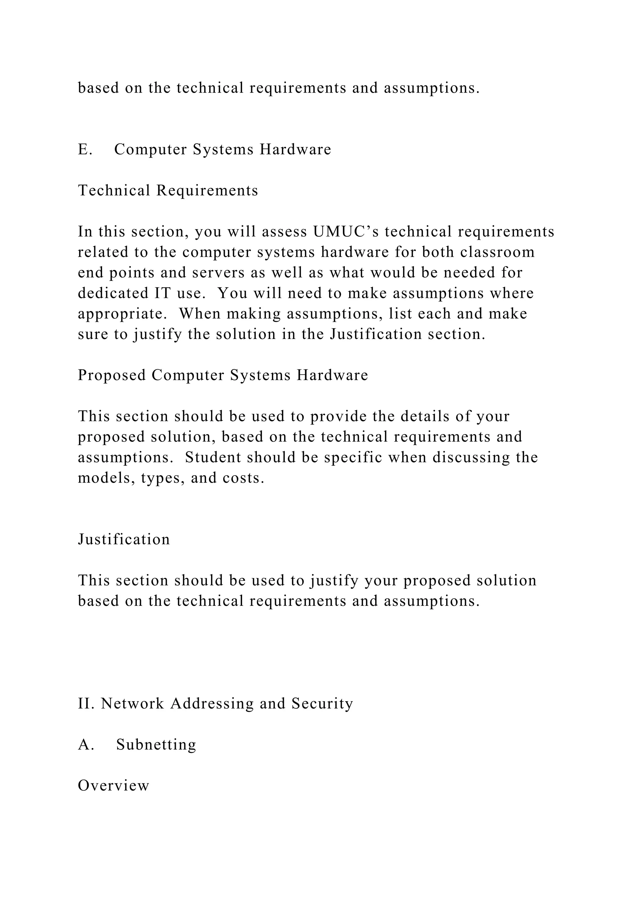 Network Design Proposal Templatenetwork Design Proposal Docx