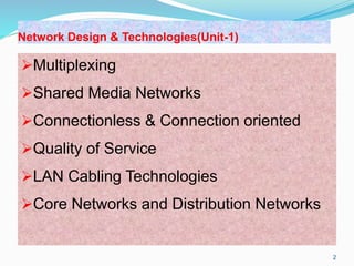 Multiplexing,LAN Cabling,Routers,Core and Distribution Networks | PPT