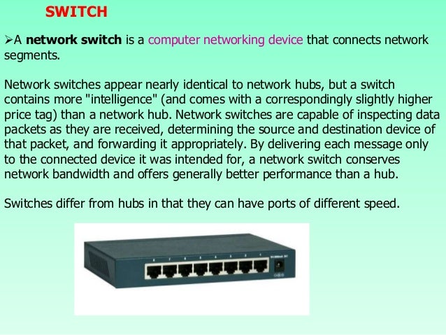 Network Devices (computer networking)