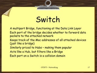 Network devices | PPT