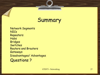 Network devices | PPT