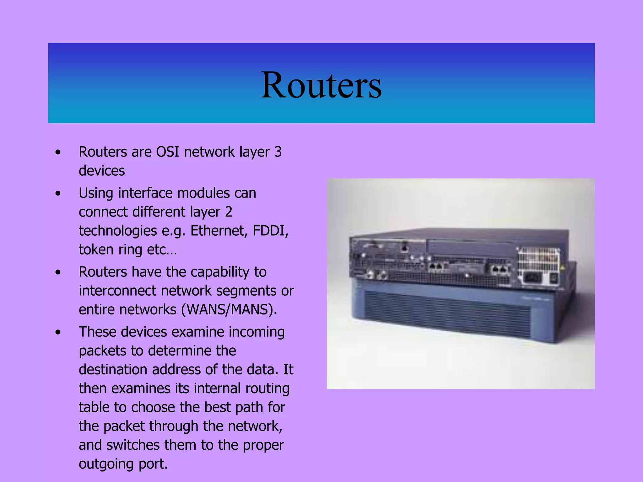 Network devices | PPTX