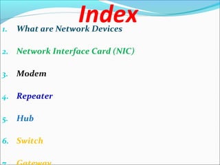 Network devices | PPT | Computer Networking | Computing