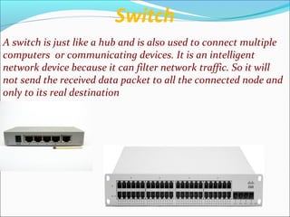 Network devices | PPT | Computer Networking | Computing