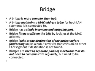 Network devices | PPT