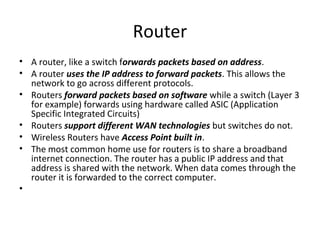 Network devices | PPT