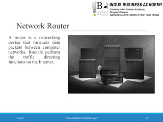 Network devices | PPT