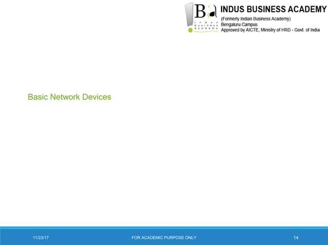Network devices | PPT