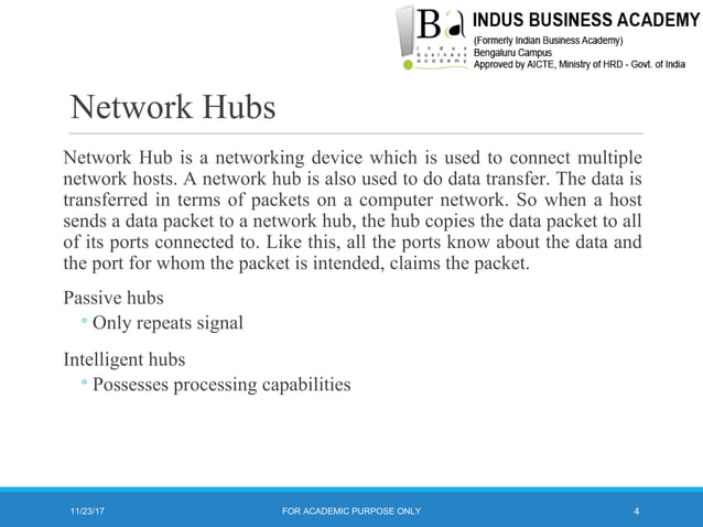 Network devices | PPT