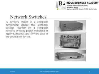 Network devices | PPT