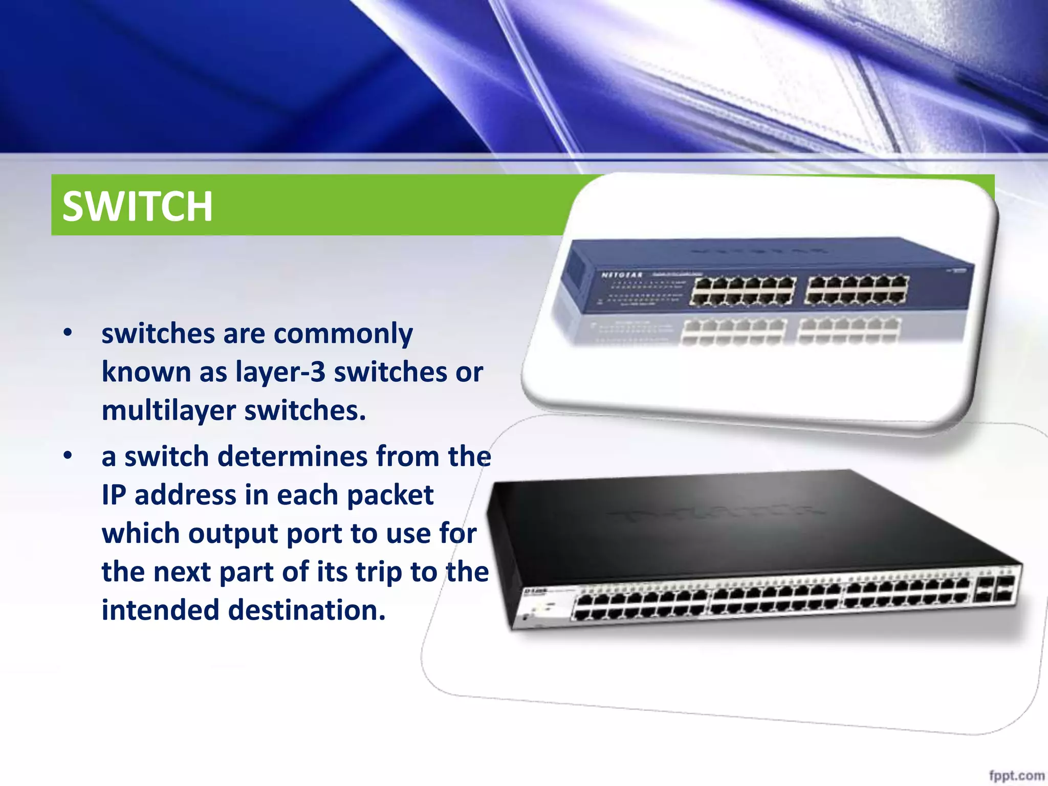 Network devices | PPTX