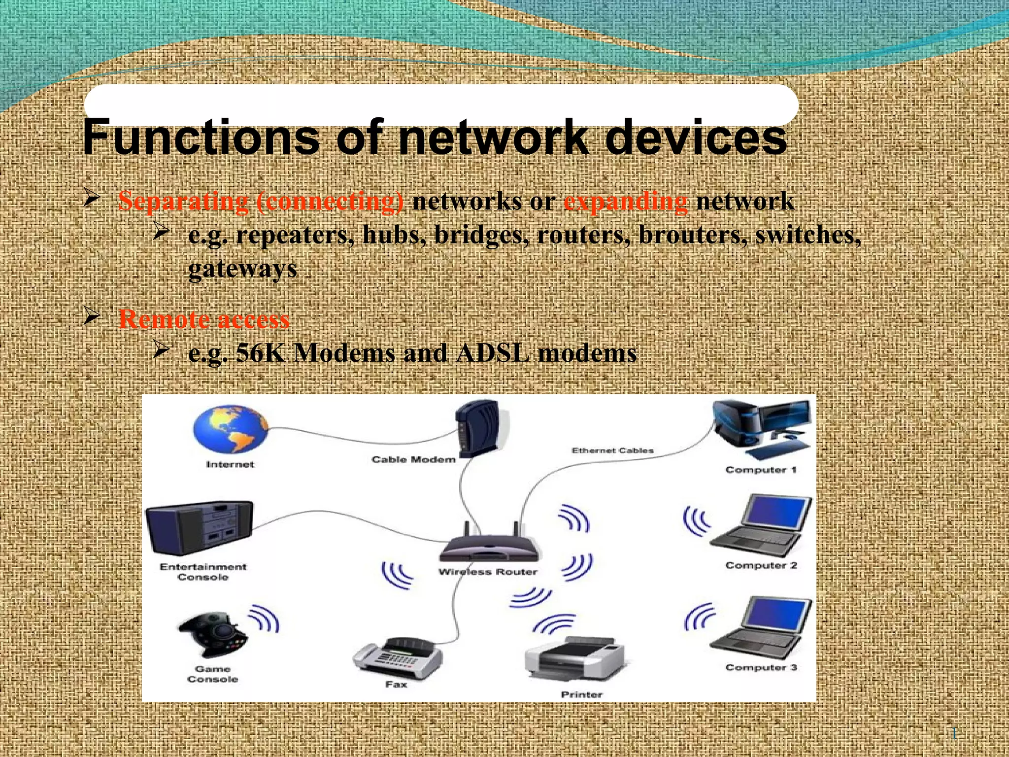 Network devices | PPT