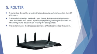 NETWORK DEVICES | PPTX