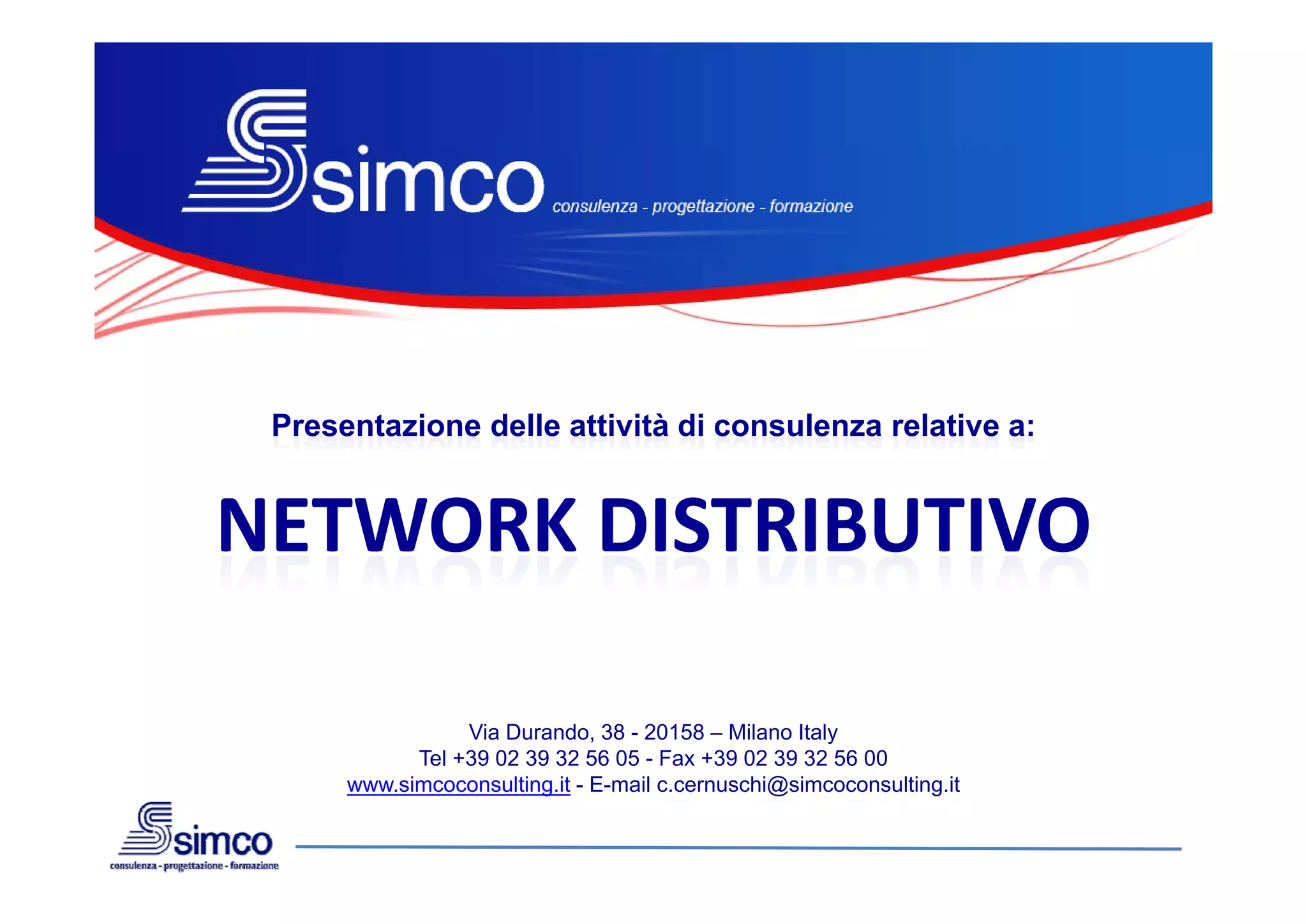 SIMCO - Network distributivo | PPT