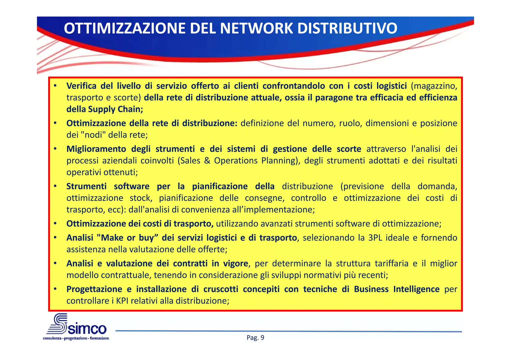 SIMCO - Network distributivo | PDF