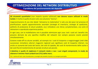 SIMCO - Network distributivo | PDF | Logistics | Business