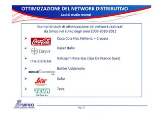 SIMCO - Network distributivo | PDF | Logistics | Business
