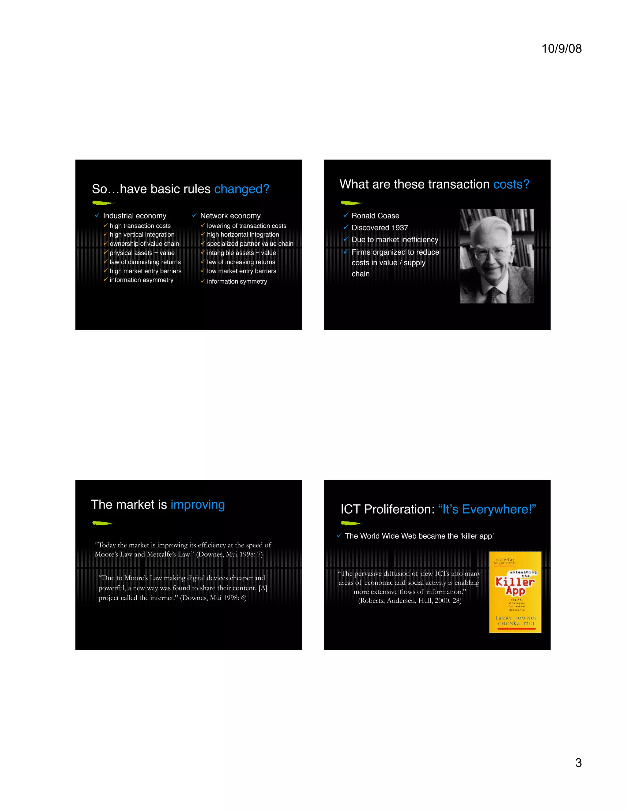 The Network Economy Rules | PPT | Internet | Computing