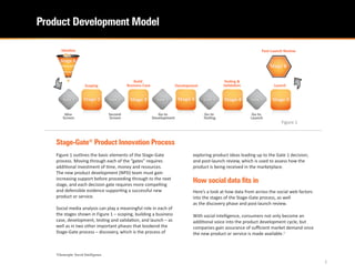 Stage-Gate success: How the social web drives product development | PPT