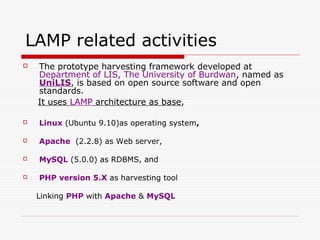 Networked digital library through harvesting | PPT
