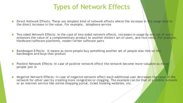 The Network Effects