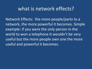 Network effects presentation for blogger | PPT | Computer Networking ...
