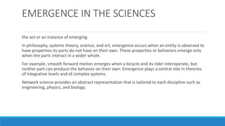 Network emergence | PPTX