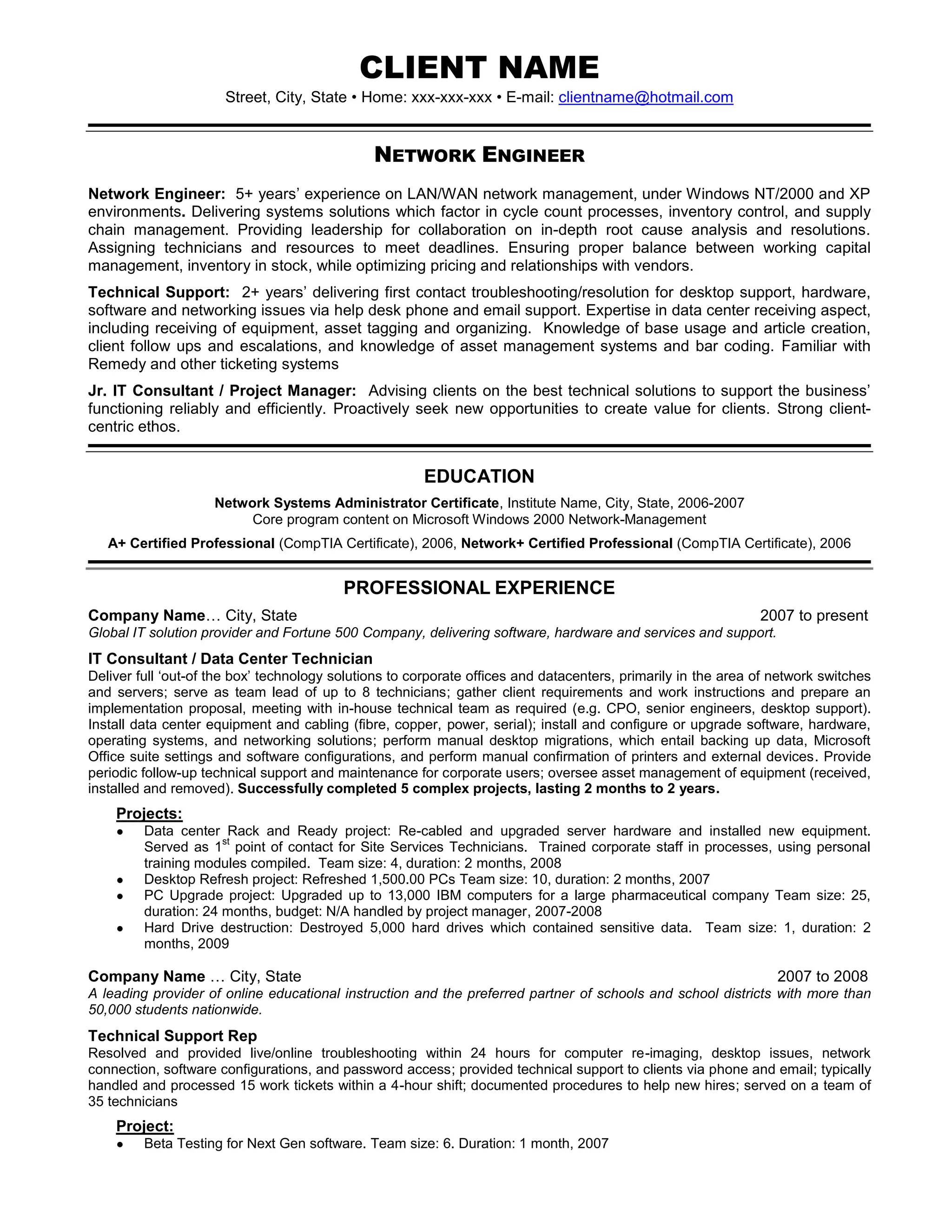 Network Engineer | PDF