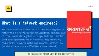 HOW TO BECOME A NETWORK ENGINEER | PPT
