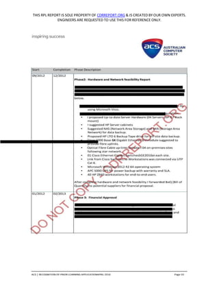 Network Engineer RPL Report Sample - CDRReport.org