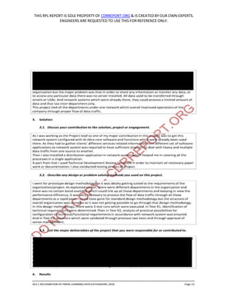 Network Engineer RPL Report Sample - CDRReport.org