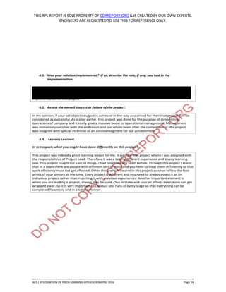 Network Engineer RPL Report Sample - CDRReport.org