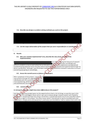 Network Engineer RPL Report Sample - CDRReport.org