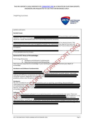 Network Engineer RPL Report Sample - CDRReport.org