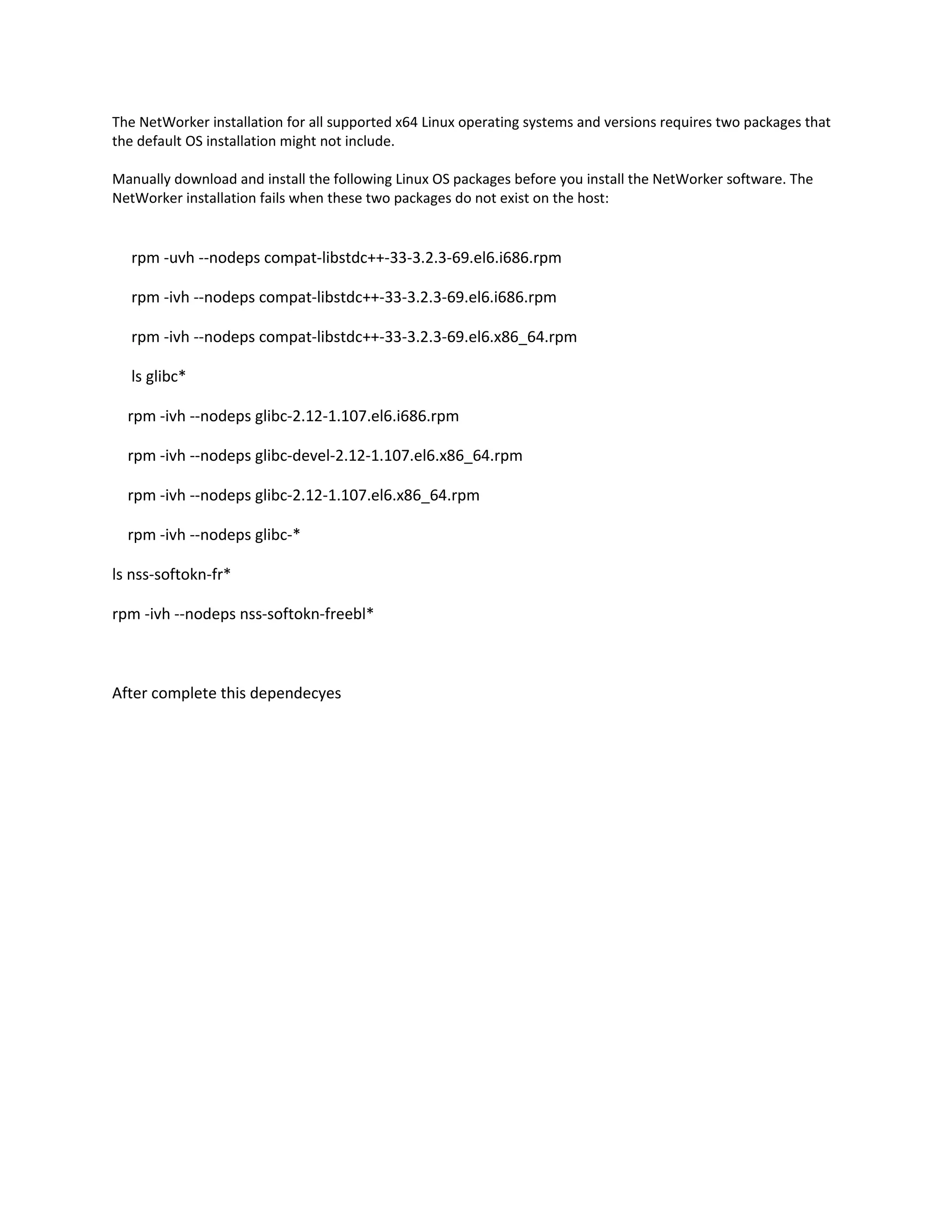 EMC Networker installation Document | DOC