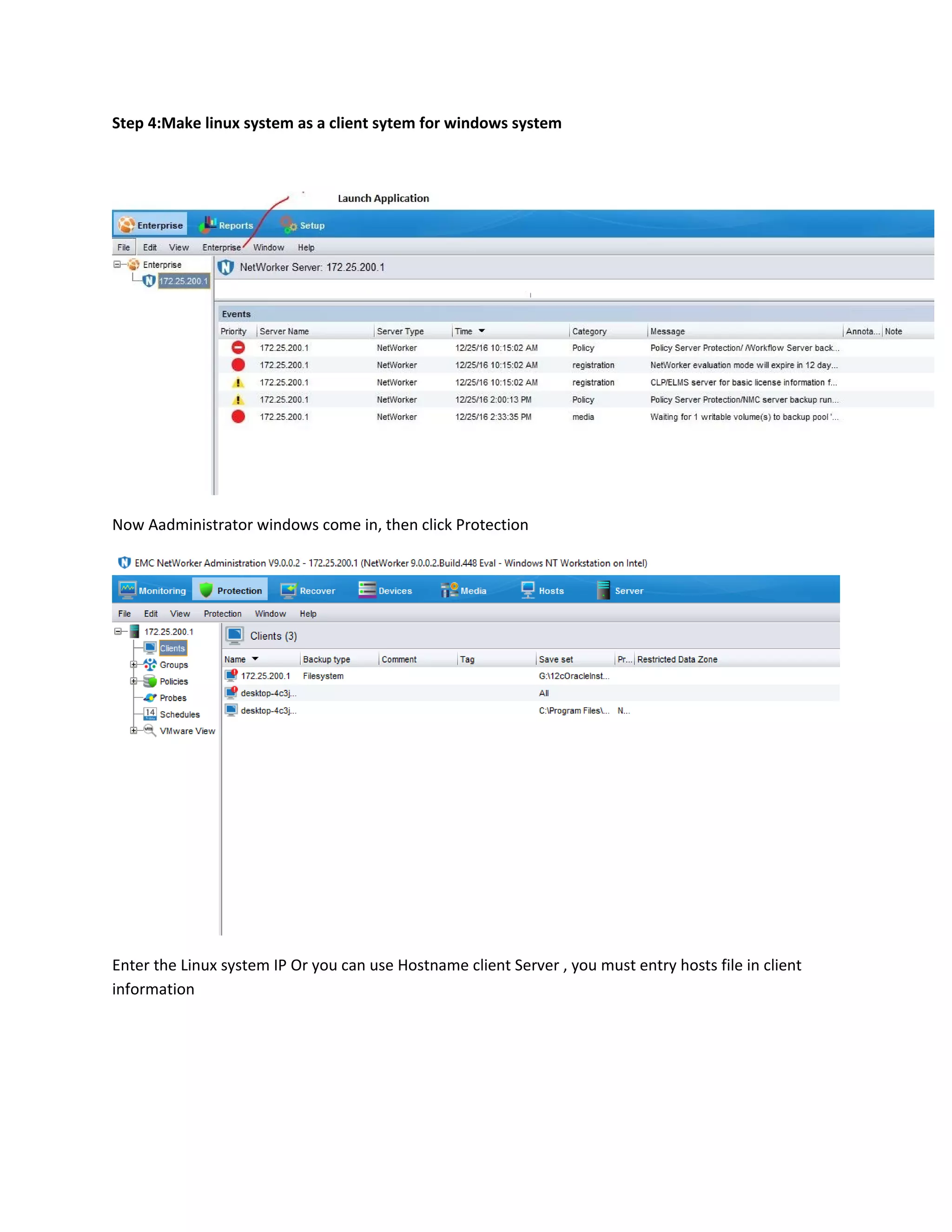 EMC Networker installation Document | DOC