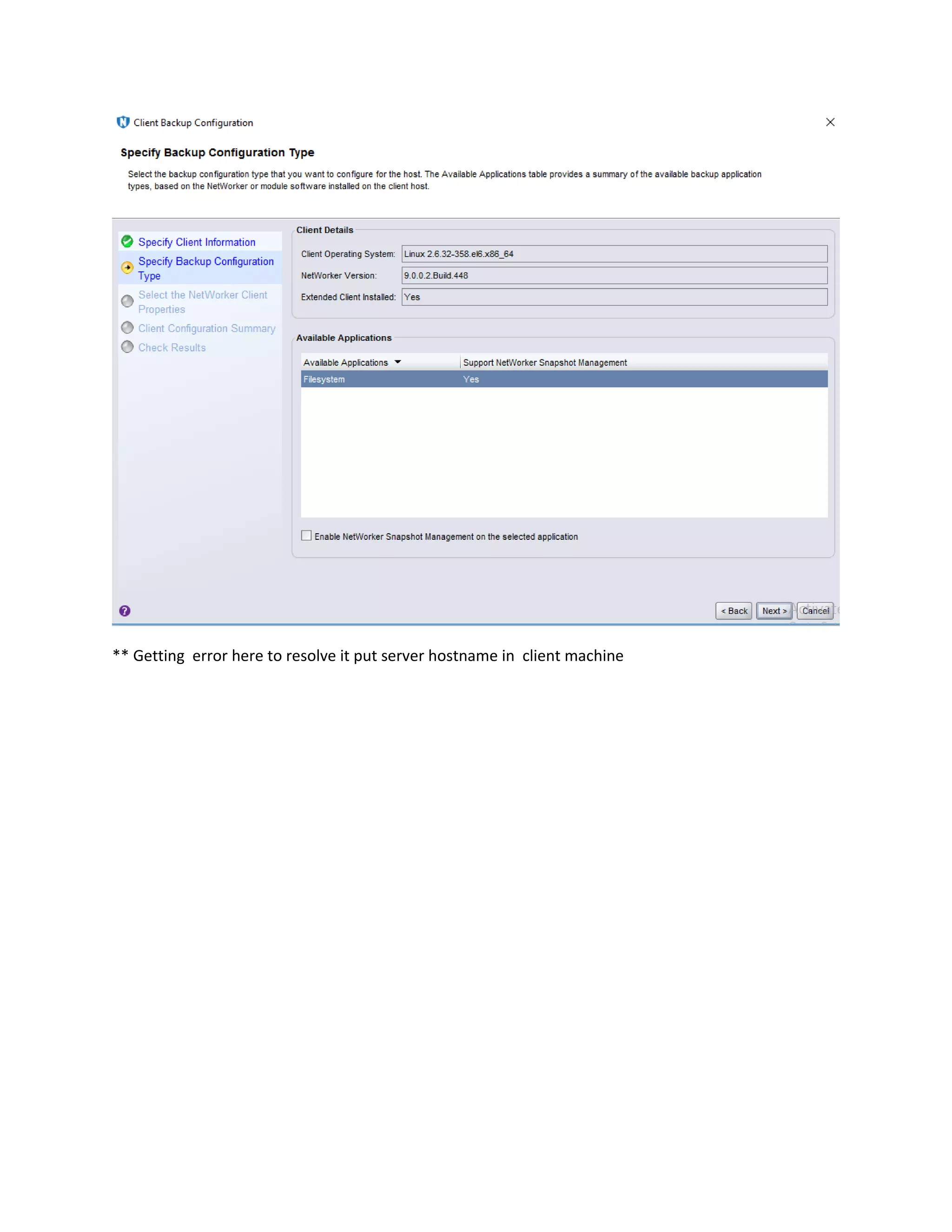 EMC Networker installation Document | DOC