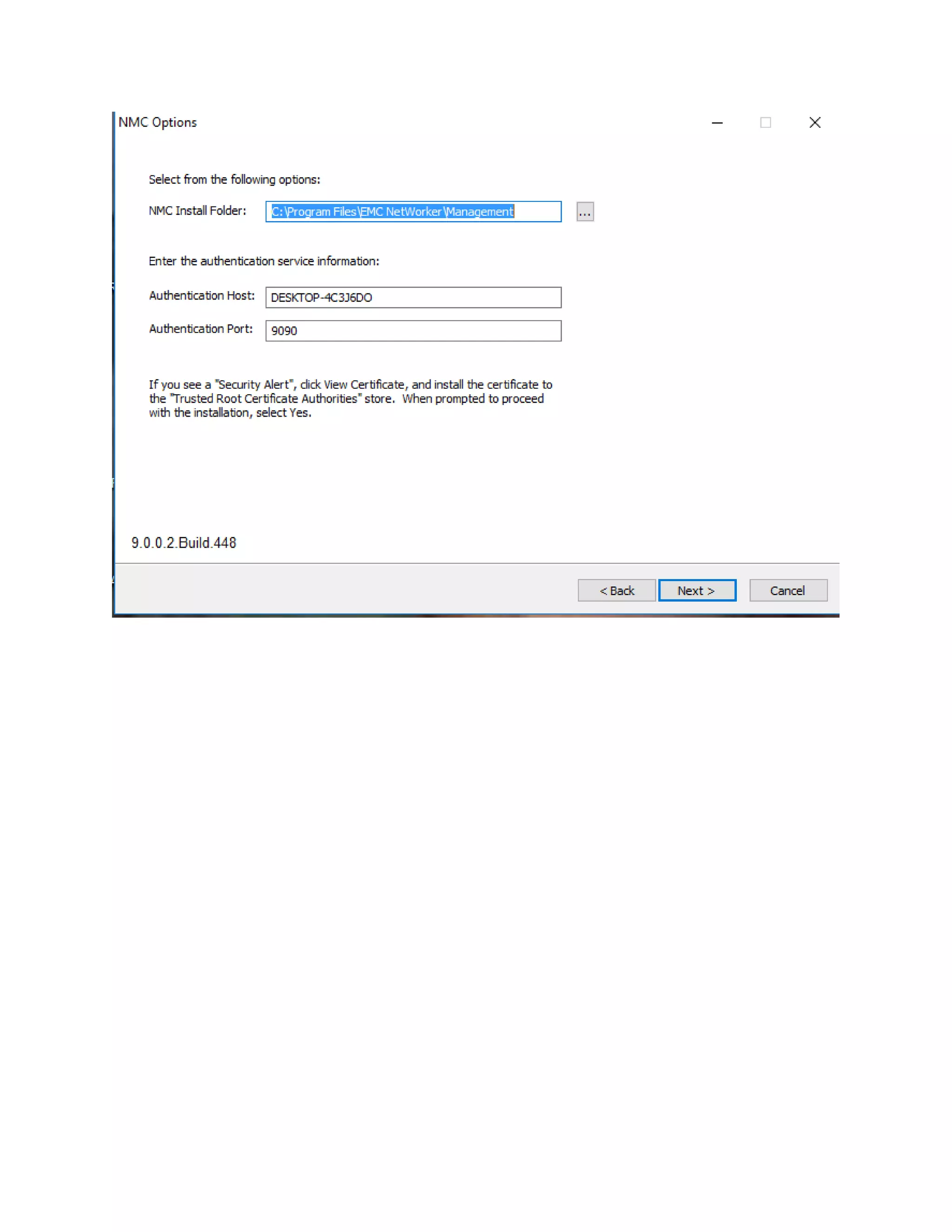 EMC Networker installation Document | DOC