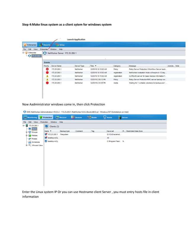EMC Networker installation Document | DOC