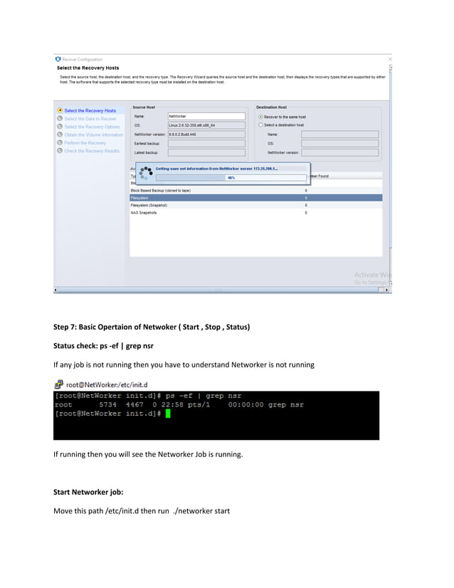 EMC Networker installation Document | DOC