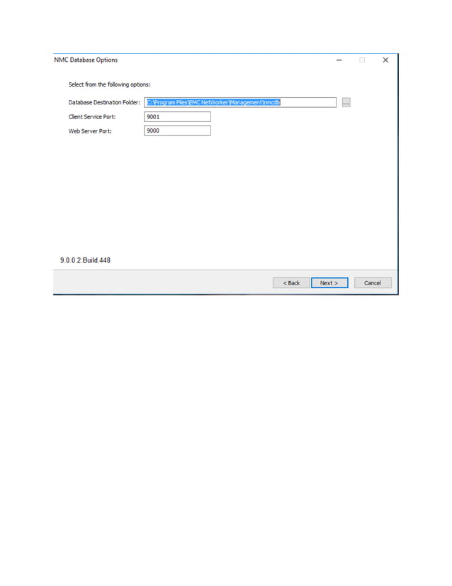 EMC Networker installation Document | DOC
