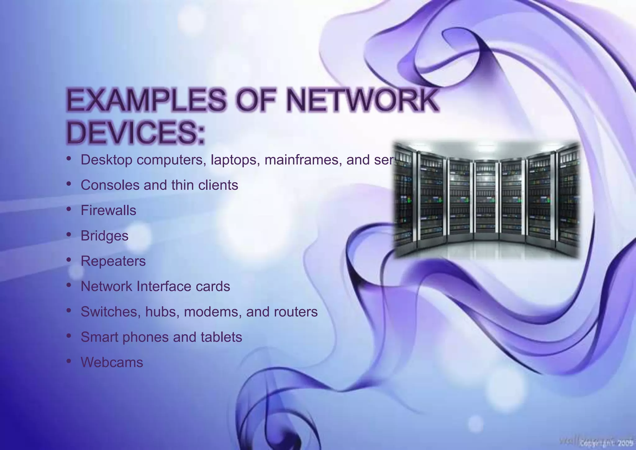 Network examples and network software | PPTX